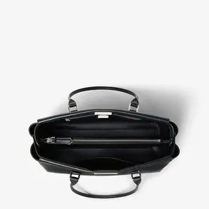 Fendi Peekaboo Tote Small Black Leather Bag